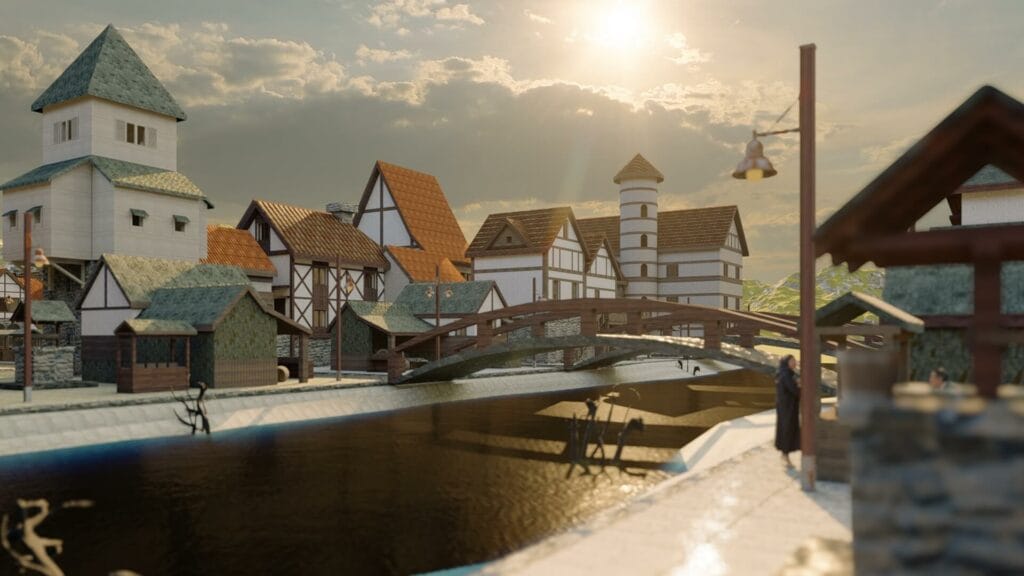 Medieval Town - Yos3D