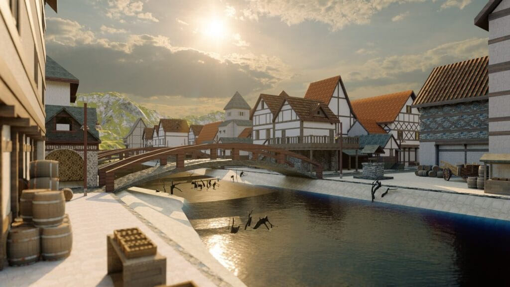Medieval Town - Yos3D