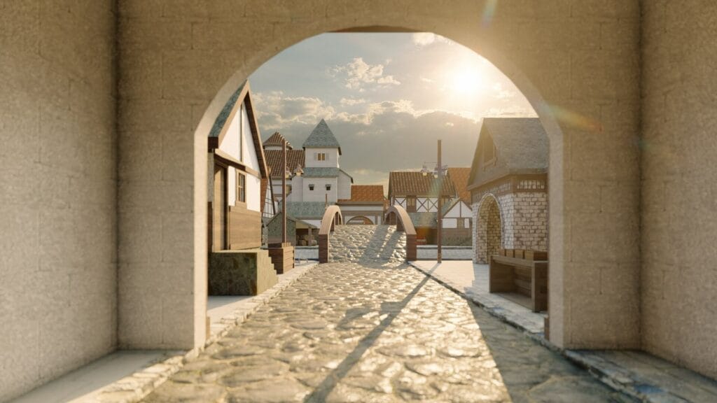 Medieval Town - Yos3D