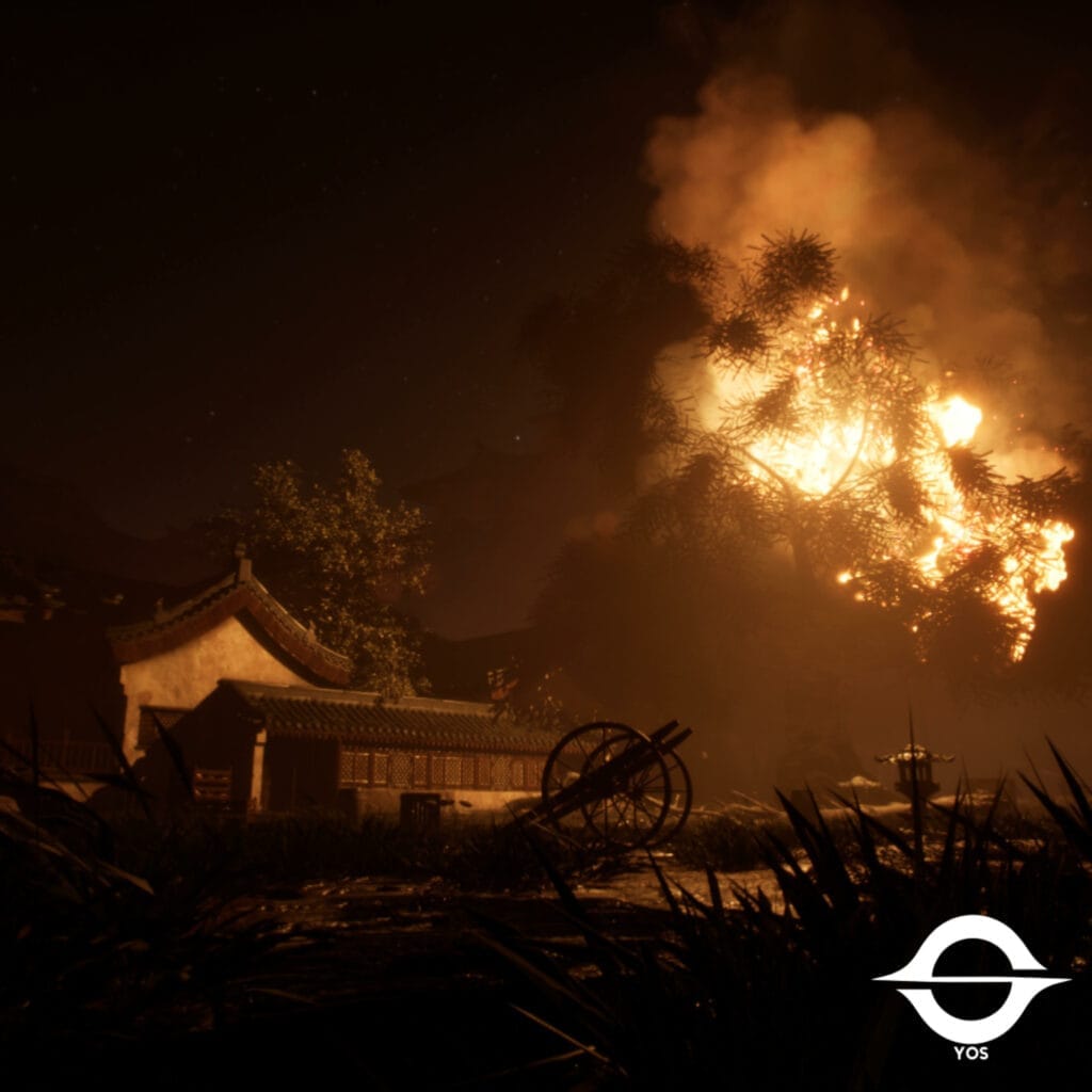 Asian Fire Stage - Yos3D