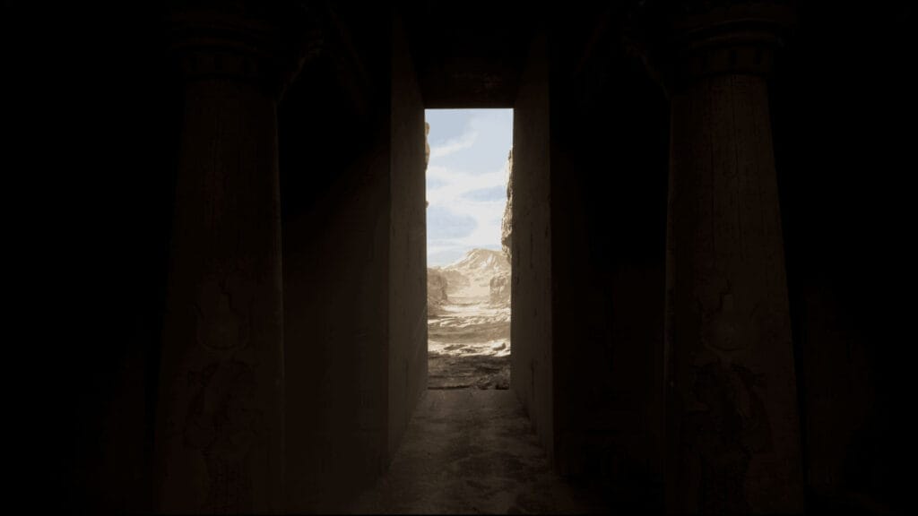 Egyptian Temple In Desert - Yos3D