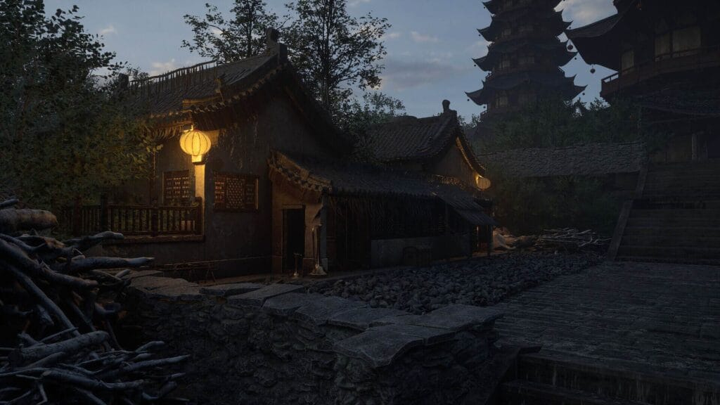 Asian Pagoda Village - Yos3D