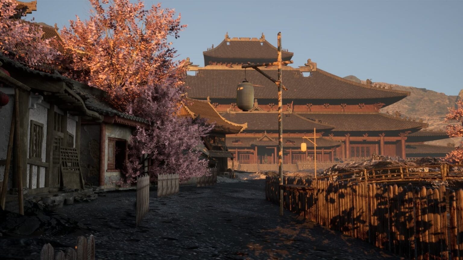 Asian Sakura Town - Yos3D