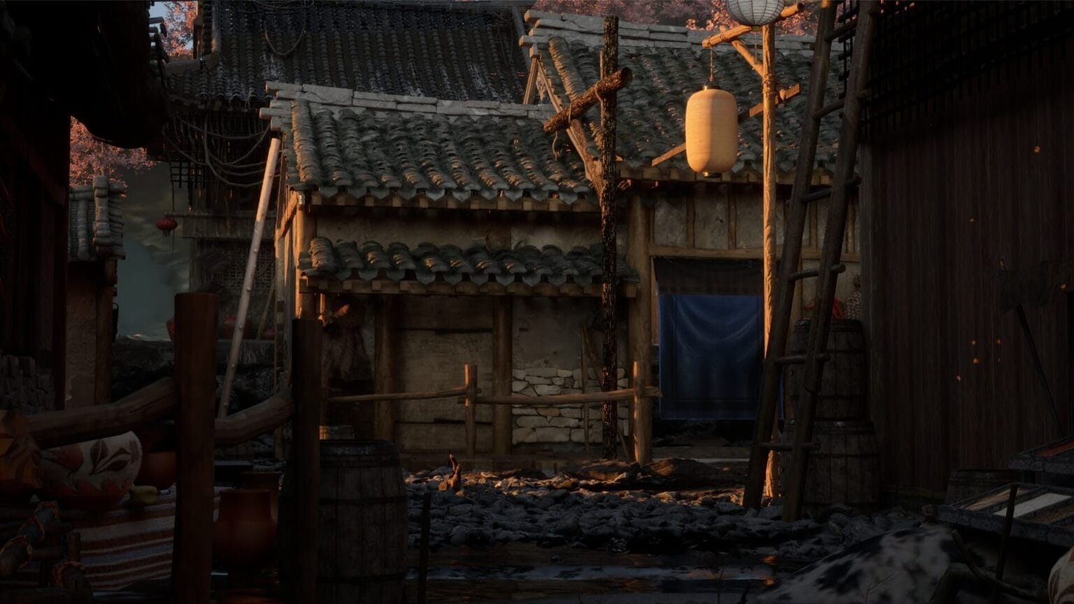 Asian Sakura Town - Yos3D